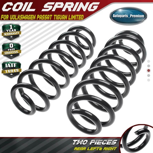 2x Rear Coil Springs for Volkswagen Passat 2006-2019 Tiguan 09-17 ...