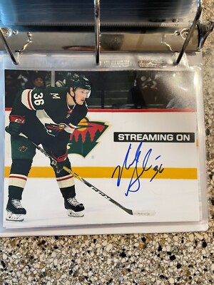 Nick Seeler Signed Autographed Minnesota Wild 8X10 Photo | eBay