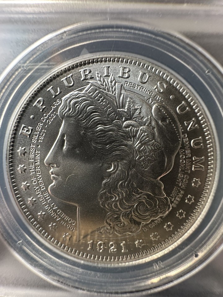 1921 D Token Dan Carr Signed Moonlight Mint Morgan $ 100th O/S Dollar ...