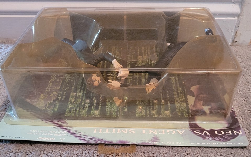 The Matrix Neo vs. Agent Smith 2000 N2 Toys Action Figure Set SEALED | eBay