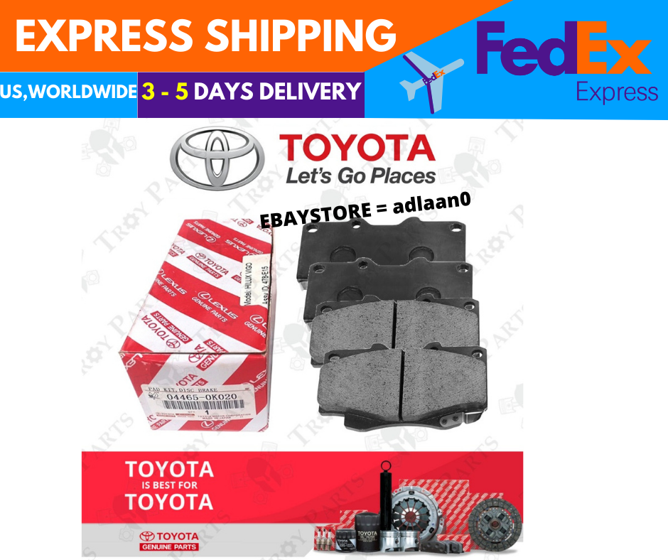 044650K020 Genuine Toyota Pad Kit Disc Brake Front 04465-0k020 for sale ...