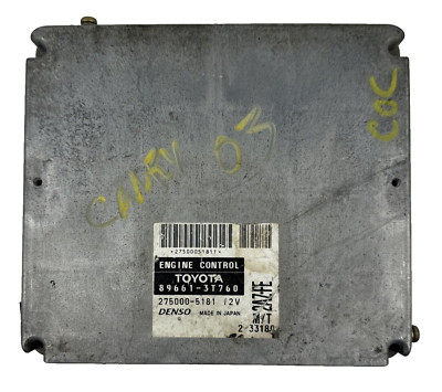2002-2004 Toyota Camry Engine Control Module ECM 89661-3T760 | eBay
