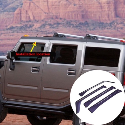 ABS Side Window Visors Deflectors Smoke Rain Guard For Hummer H2 | eBay