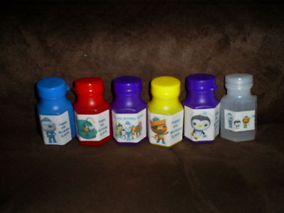 OCTONAUTS Personalized Birthday Party Favors pack of 12 Bubbles | eBay