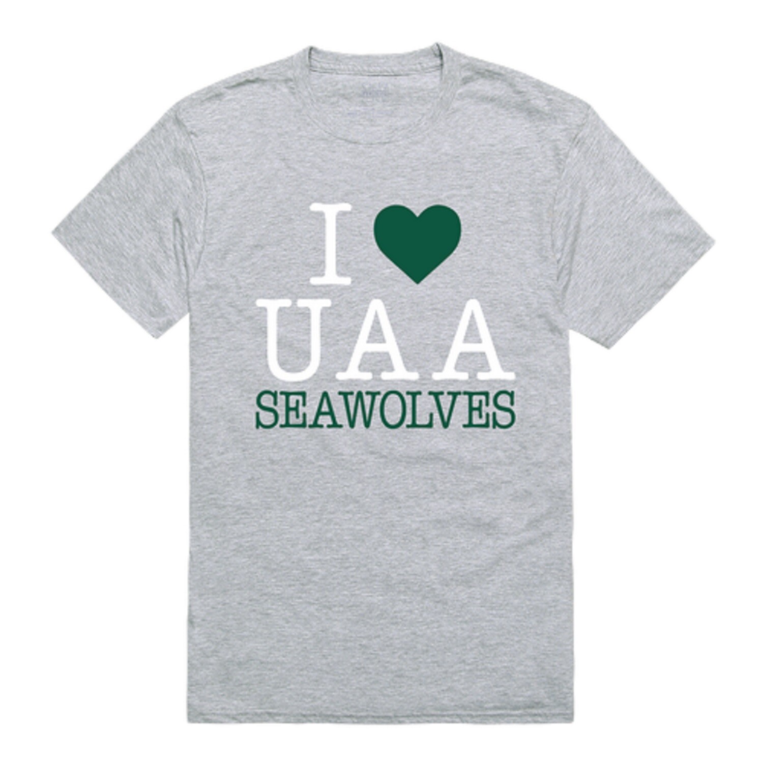 University Of Alaska Anchorage Seawolves UAA NCAA Cotton I Love Tee T ...