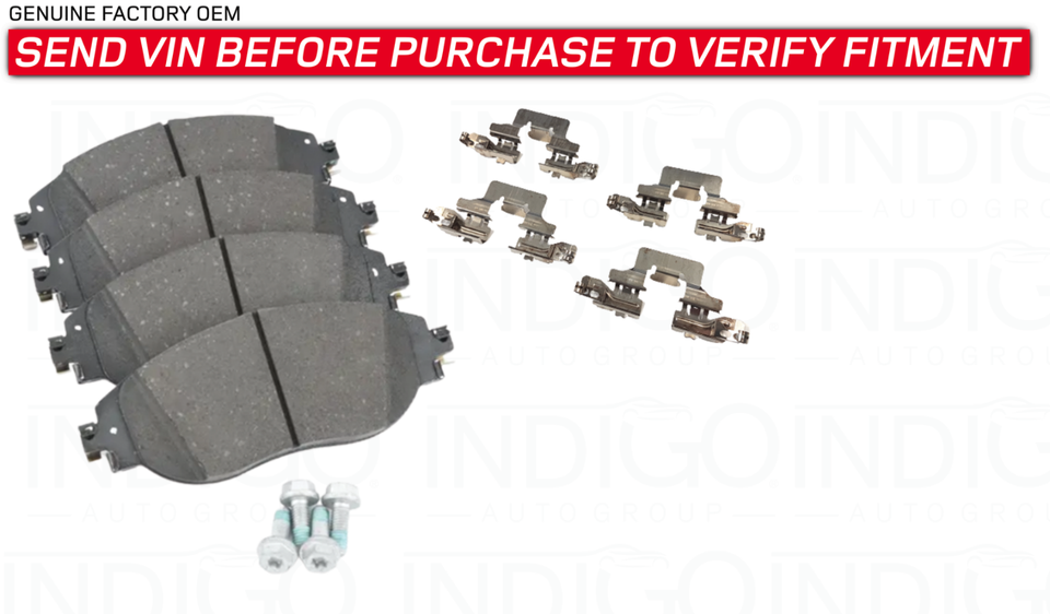 2020-2021 AUDI SQ8 4.0L - OEM Audi REAR BRAKE PAD SET *SEND VIN TO ...