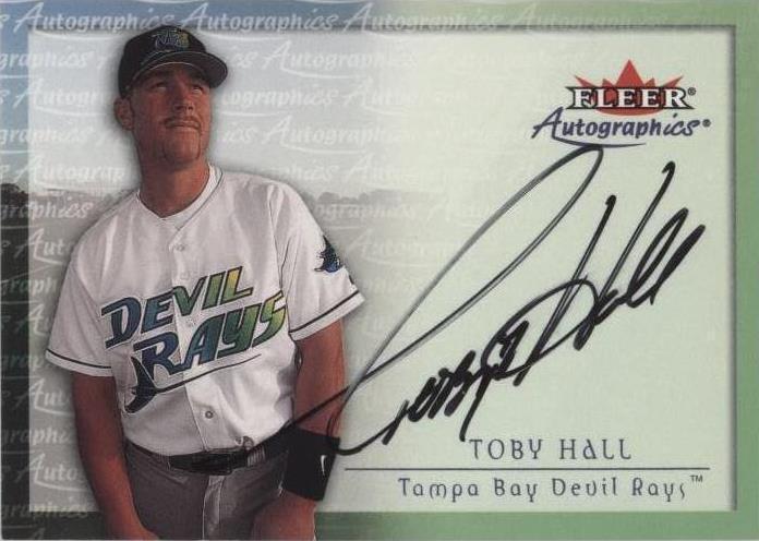 2001 Fleer Showcase - Autographics Toby Hall (AU) for sale online | eBay