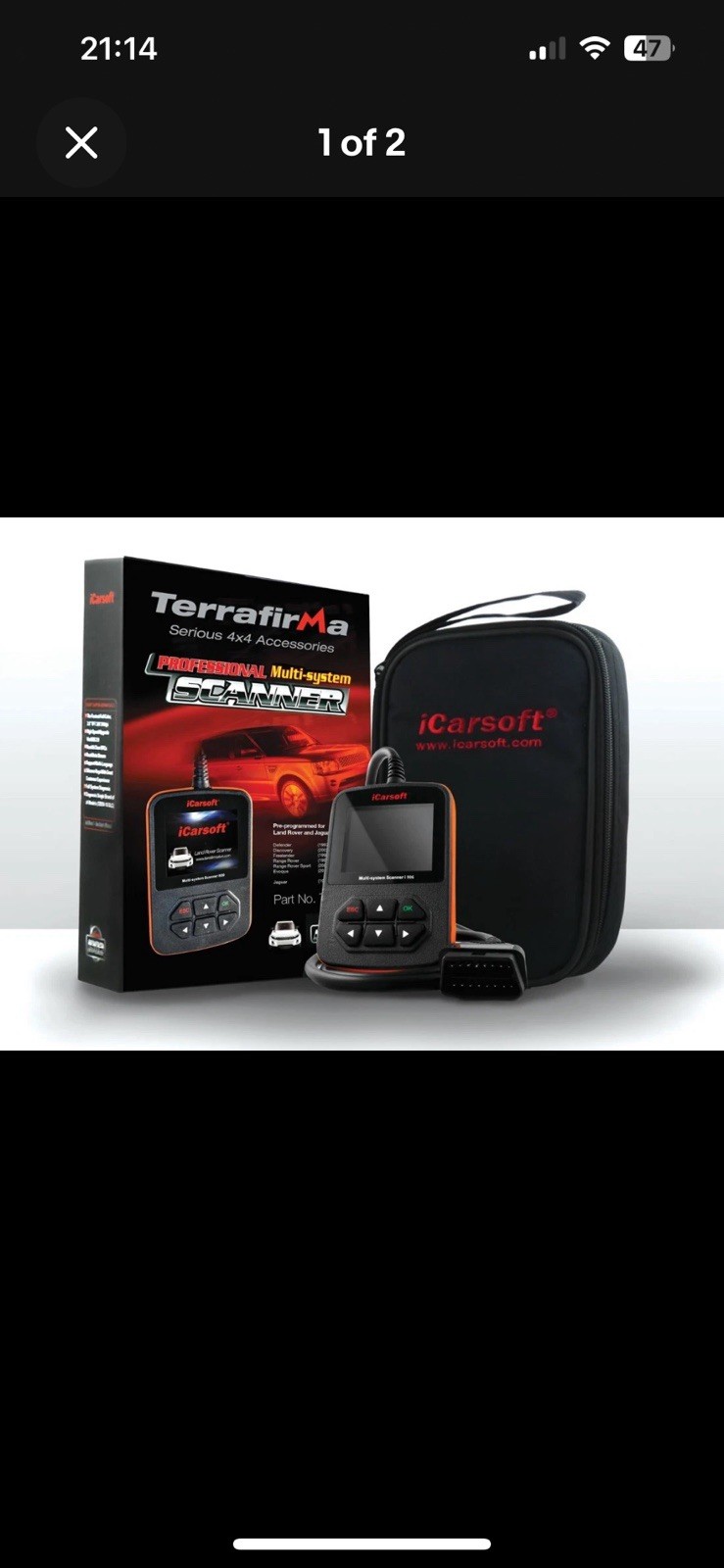 iCARSOFT i930 DIAGNOSTIC SCAN FAULT CODE READER FITS CAR JAGUAR LAND ...