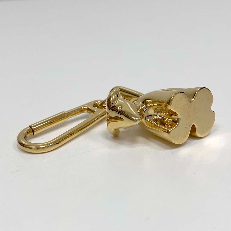 LOEWE Goat Animal Charm Gold Plated Plating 1.34 x 0.79 inch Japan ...