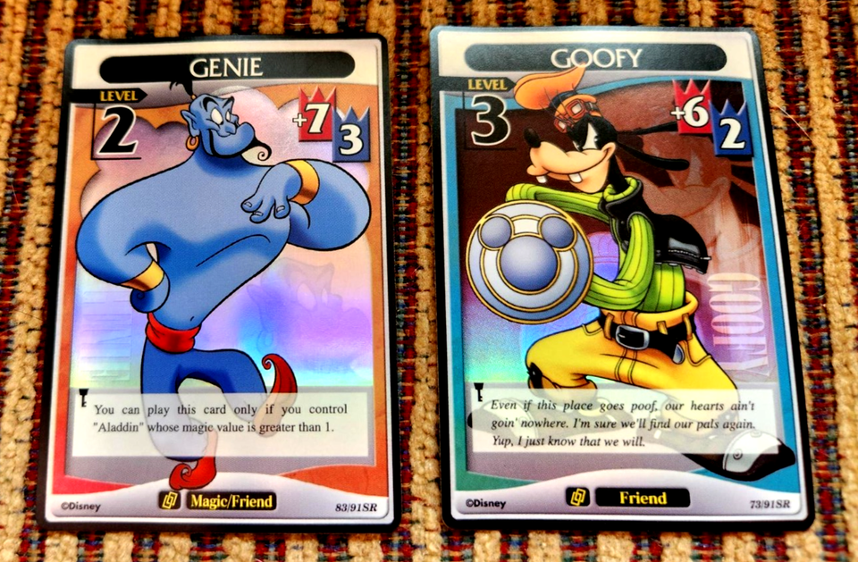 Goofy Kingdom Hearts (sealed Starter Deck & 2 packs) plus extra cards ...