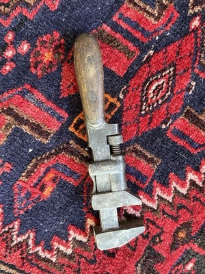 Antique Pipe Wrench Wooden Handle | eBay