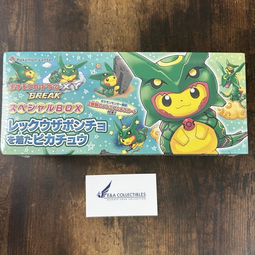 2016 Japanese Pokemon Center Poncho Pikachu Rayquaza Special Box | eBay
