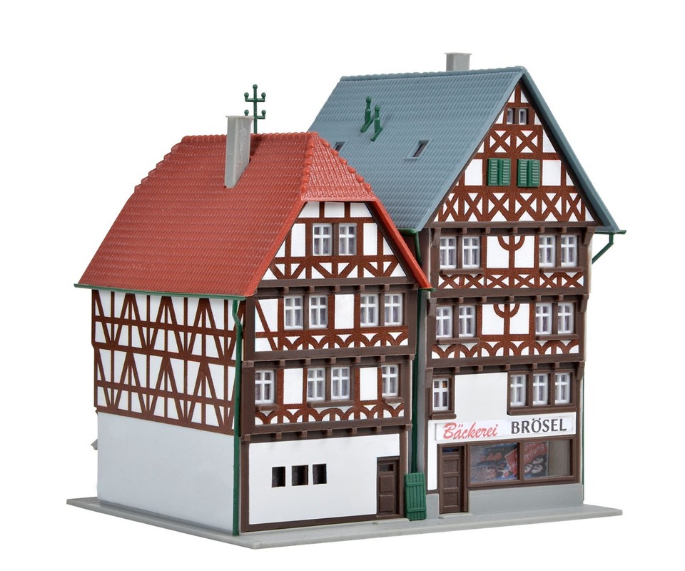 Z Scale Buildings - 36404 - Z Half-timbered houses Fritzlar, 2 pieces ...
