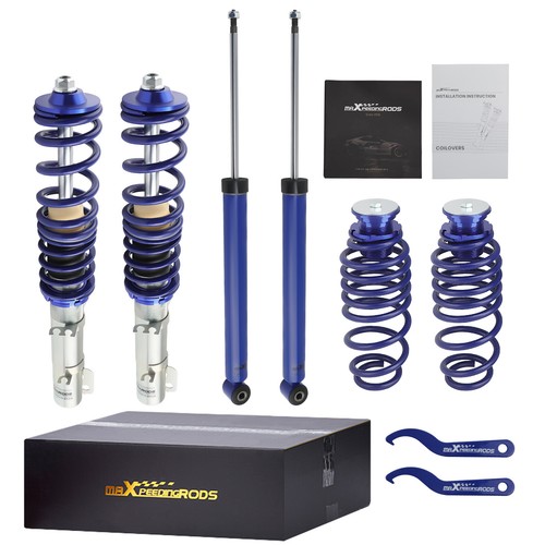 Front + Rear Coilover for Golf GTi 98-07, Jetta MK4 99-04, Beetle 98-10 ...
