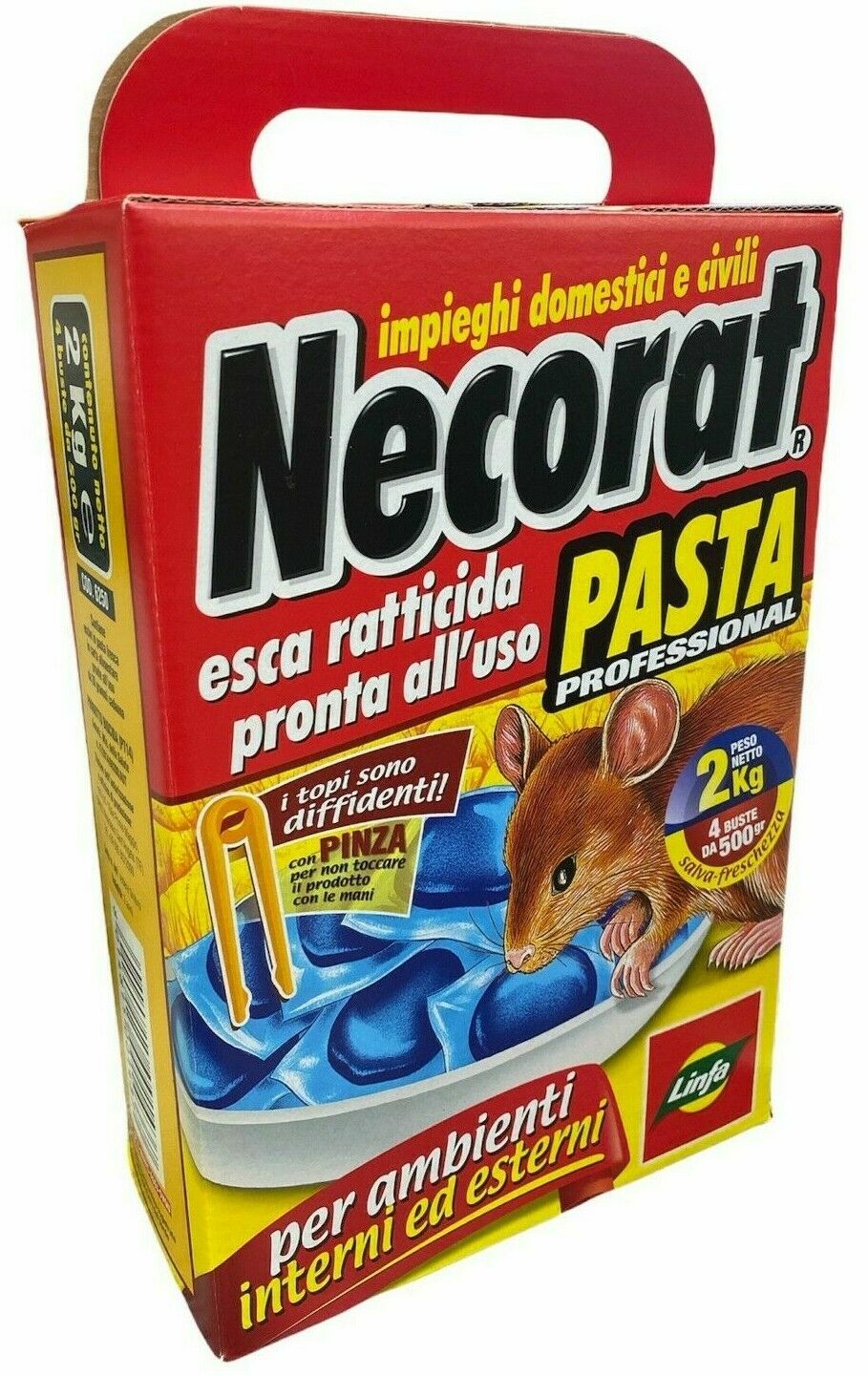 Veleno per topi professionale esca ratticida topicida rodenticida esche ...