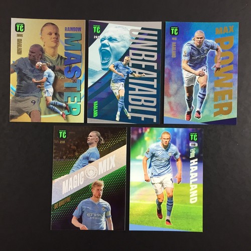 Erling Haaland Lot 5 Card Panini Top Class 2023 2024 (24) #119 165 202 ...