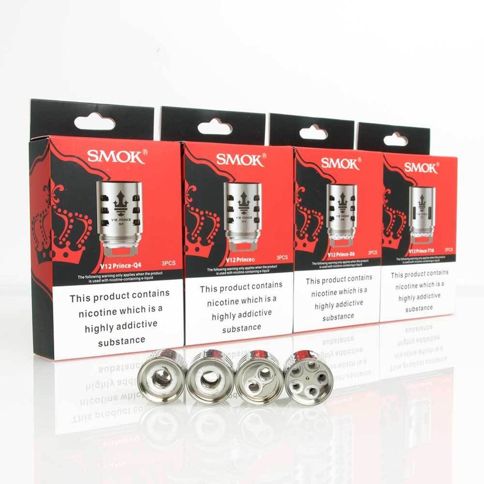 SMOK PRINCE P25 Stick Vape Starter Kit, Replacement Coils P-25 TFV12 ...