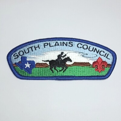 Vintage South Plains Council Shoulder Patch - CSP - Scouts BSA CP003 ...