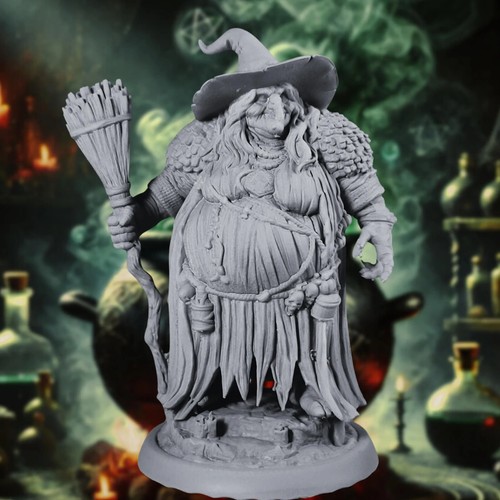 Night Hag Dnd Mini | Swamp Witch Dungeons and Dragons Miniature | By ...