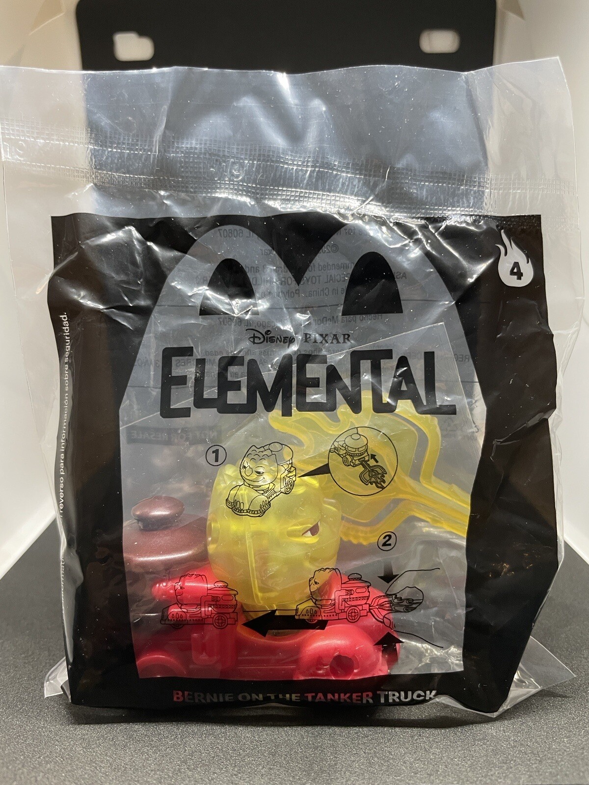 NEW McDONALDS HAPPY MEAL TOY DISNEY PIXAR ELEMENTAL BERNIE ON THE ...