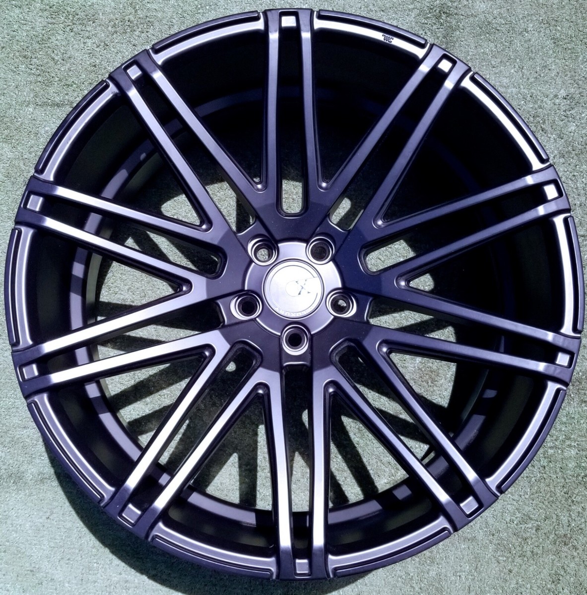 Xo Wheels Milan Silver Niche M164 ANZIO Gloss Black 22x9 +38 5x112mm
