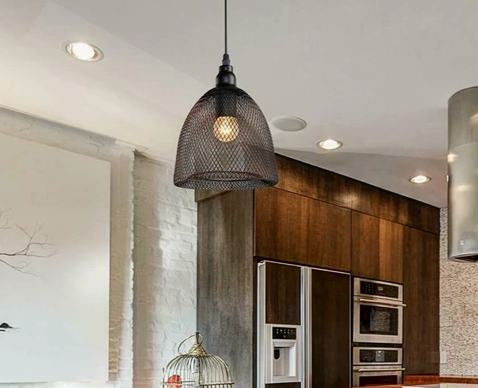 Wire Black Pendant Ceiling Light | Shelly Lighting