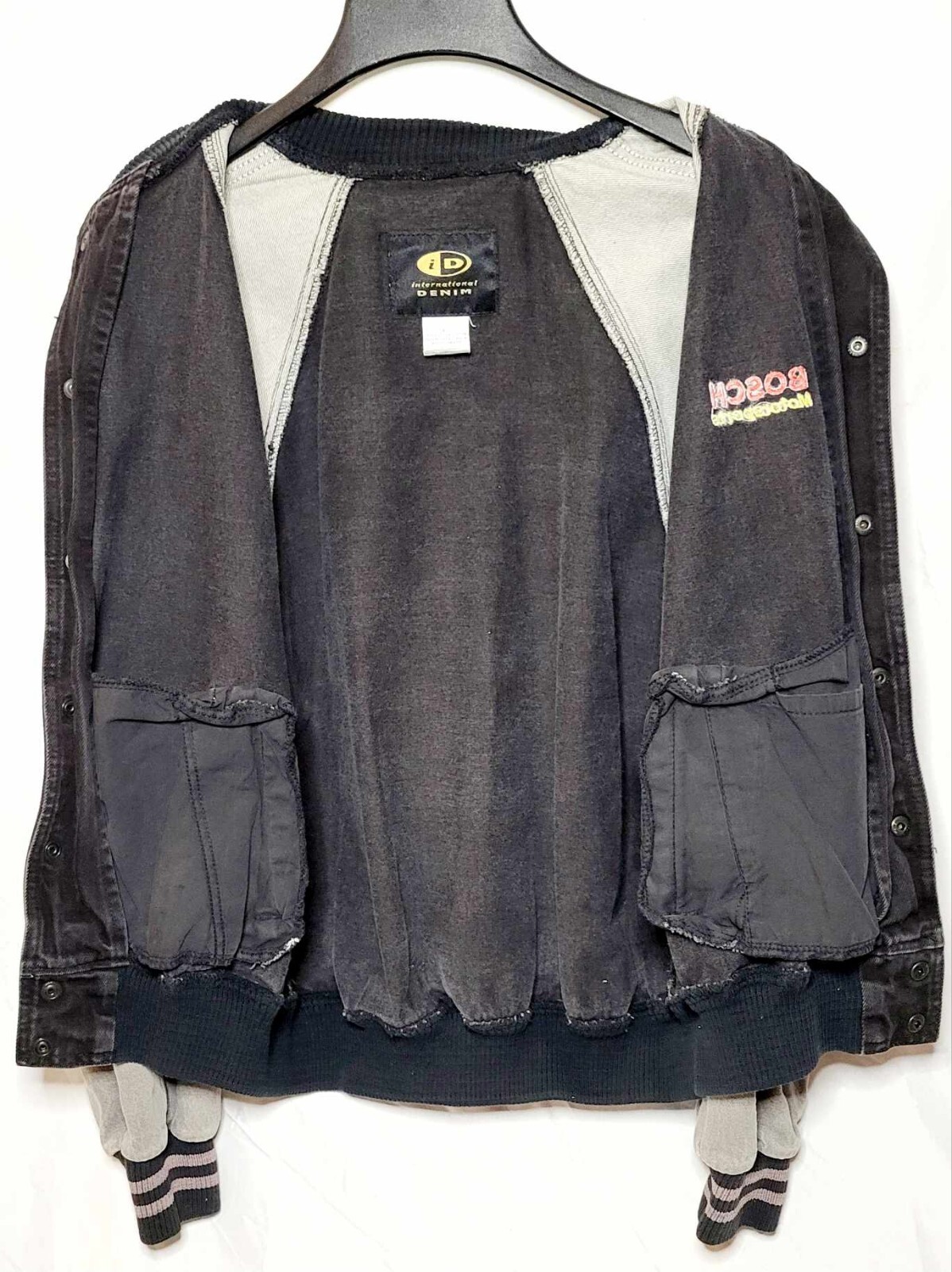 Bosch Motorsports Vintage 90s Embroidered Full Button… - Gem