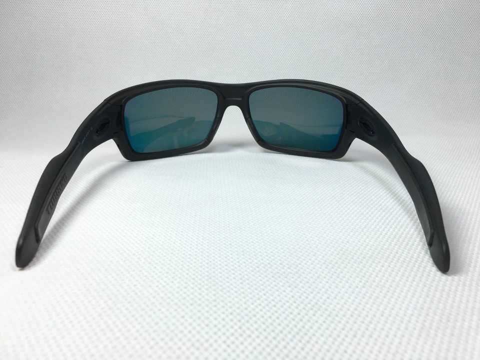 Oakley OO9263-02 Black Frame with Red Polarized Lenses Men's Sunglasses ...