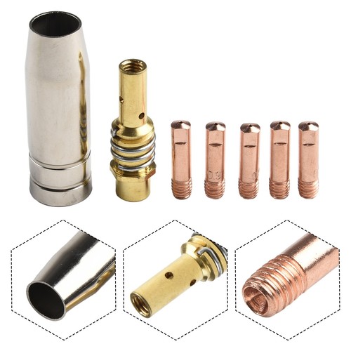 Welding Contact Tip Consumables for MIG Welding 7PCS MB15 15AK Tip Set ...