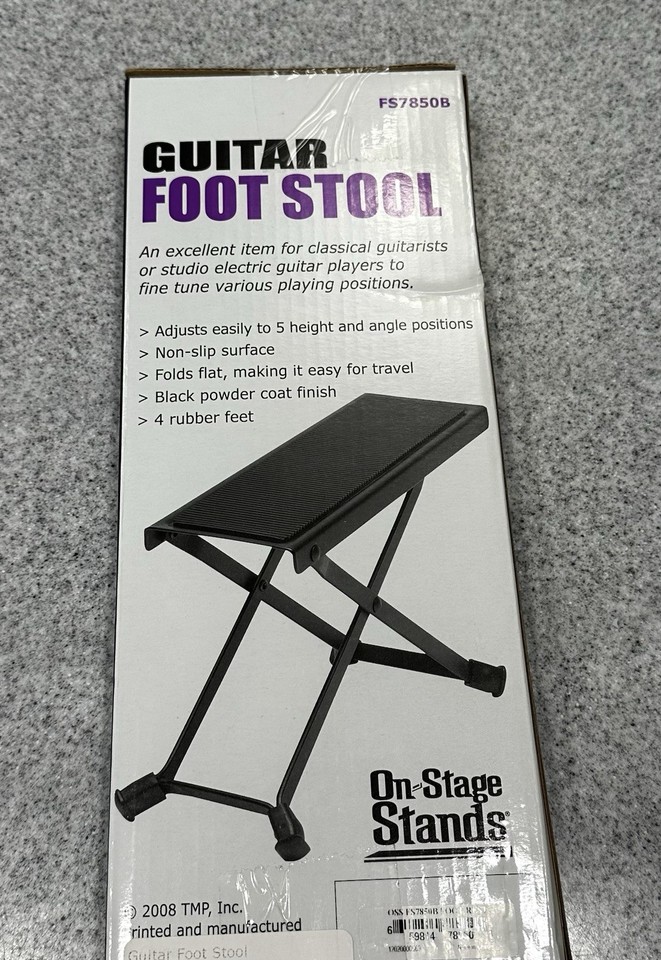 Guitar Foot Stool On-Stage FS7850B Brand New foot rest for guitar ...