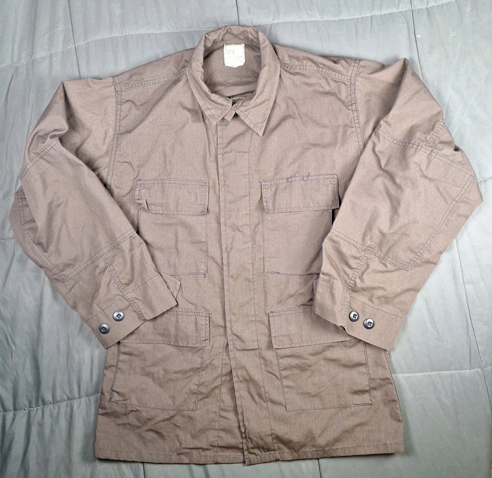 US Army/USMC Brown Combat Uniform Coat Shirt Size Medium - Long BDU ...