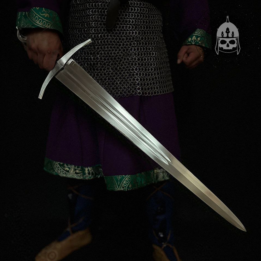 Double fuller sword with a scabbard, Type XIV to Oakeshott (13 - 14th ...