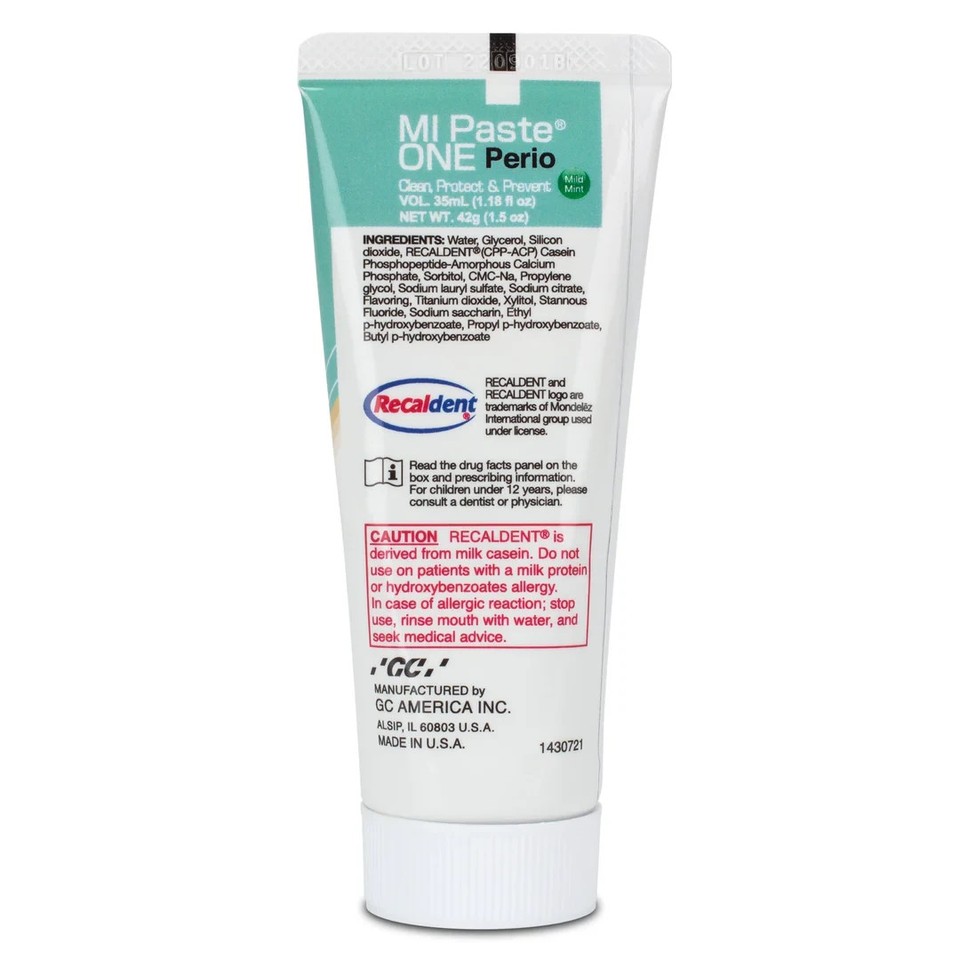 GC MI Paste Fresh Mint Anti-cavity Toothpaste with RECALDENT Tech | eBay