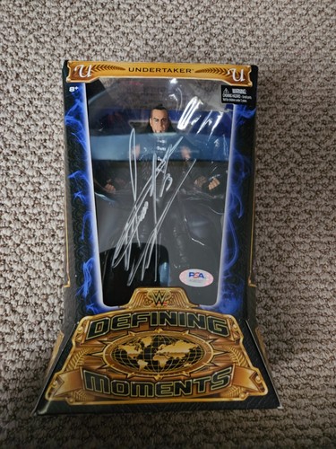WWE Autographed Undertaker Mattel Defining Moments action figure | eBay