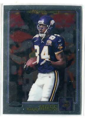 2001 Topps Chrome Randy Moss Base Card #1 HOF MINNESOTA VIKINGS | eBay