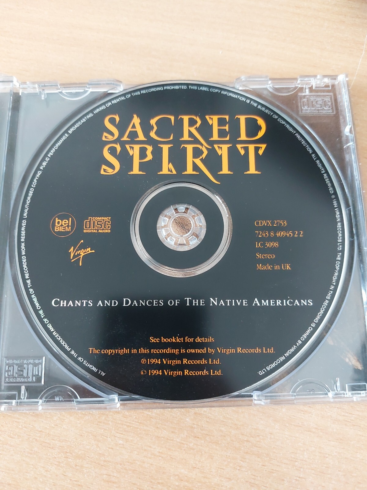Sacred Spirit:Chants and Dances of the Native Americans, Various ...
