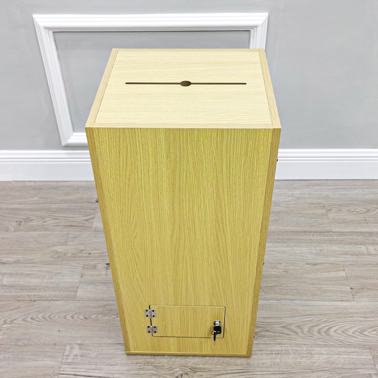 Wood Donation Box Tithing Box Fundraising Stand Suggestion Charity ...
