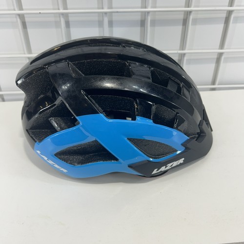 Lazer Compact DLX Bike Helmet Size M/L (54-61 cm) Black Blue $50 | eBay