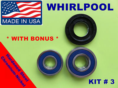FRONT LOAD WASHER,2 TUB BEARINGS AND SEAL,Whirlpool KIT # 3 | eBay