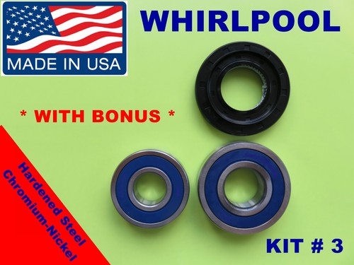 FRONT LOAD WASHER,2 TUB BEARINGS AND SEAL,Whirlpool KIT # 3 | eBay