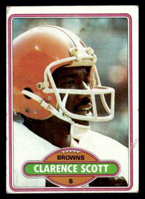 Clarence Scott 1980 Topps Card #196 Cleveland Browns GD-VG | eBay