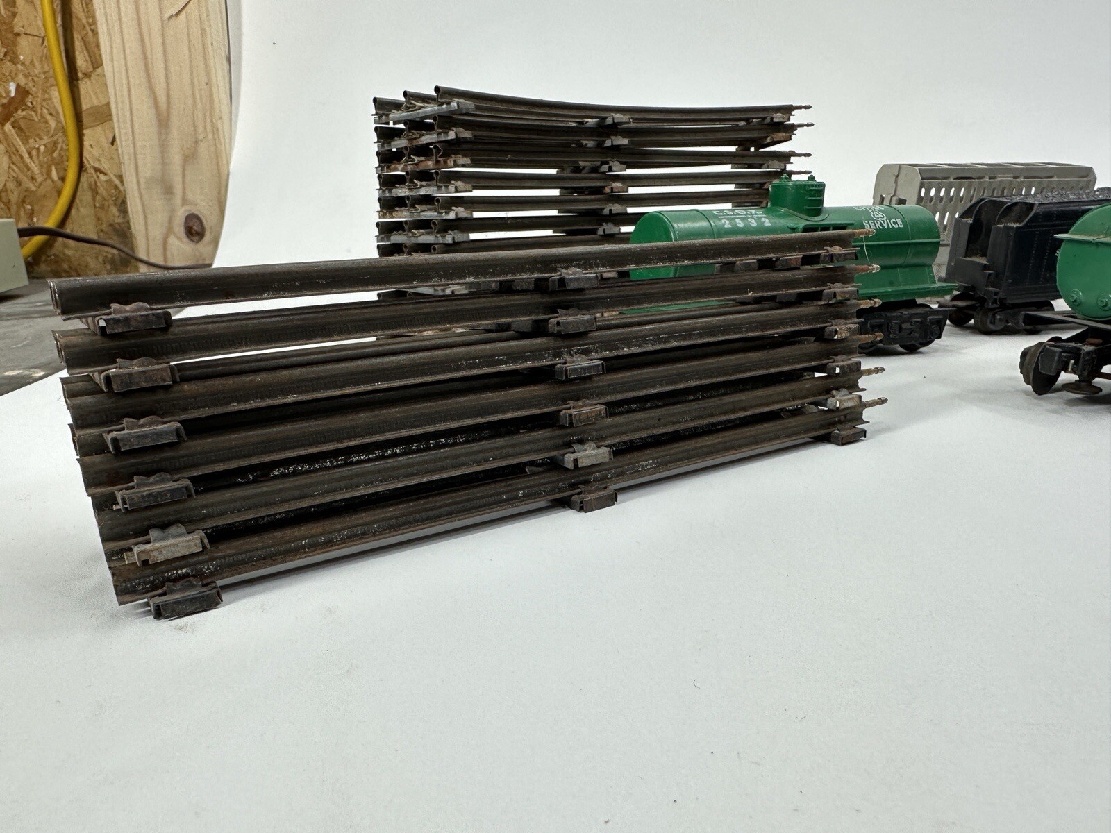 Vintage Lionel & MARX Train Track Lot Tracks Cars Transformer 1063 ...