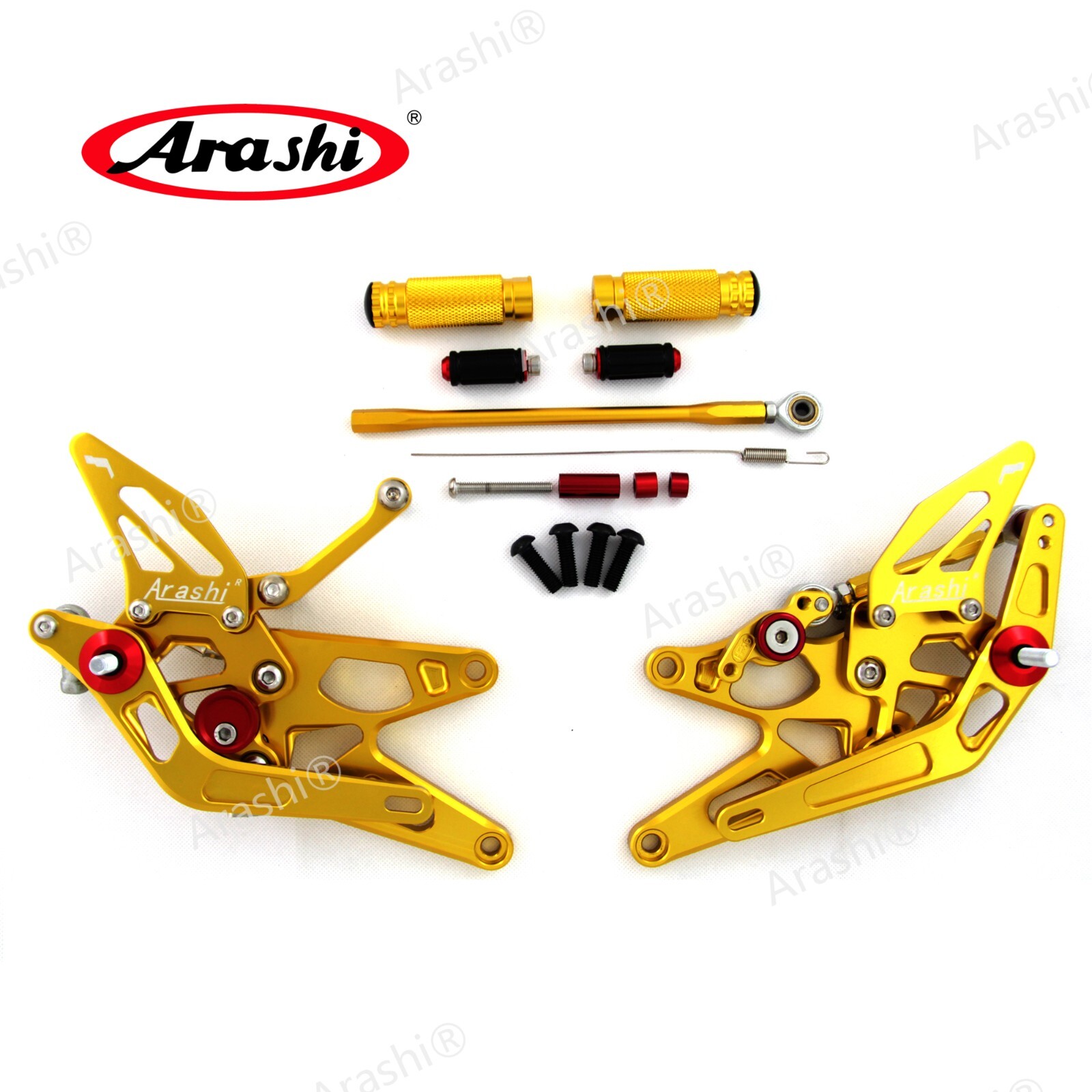 Arashi Rearsets Foot Pegs Rear Set for Yamaha YZF R1 2004-2006 2005 ...