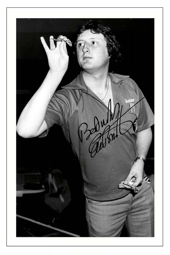 ERIC BRISTOW SIGNED PHOTO PRINT AUTOGRAPH DARTS WORLD CHAMPION | eBay UK