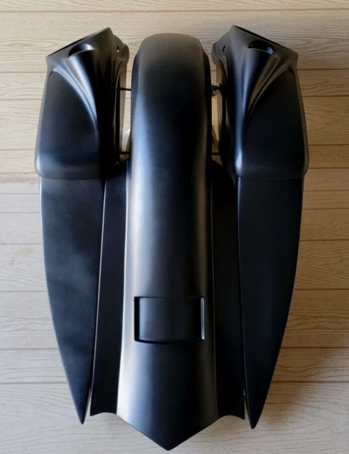 Harley Davidson 7"Down 14"Back Stretched Bags & Fender,Tweeter Lids 8 ...