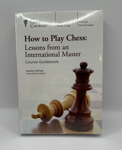 Great Courses How to Play Chess 4 DVD Set & Guide Book Jeremy Silman ...