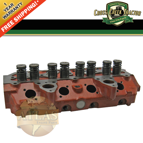 3043824R1 Cylinder Head w/ Valves For Case IH Tractors B275 B414, 424 ...