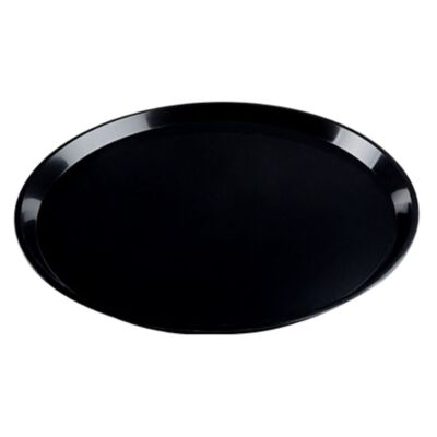 Fineline HR0012.BK, 12-inch Platter Black Angled High Rim Catering ...