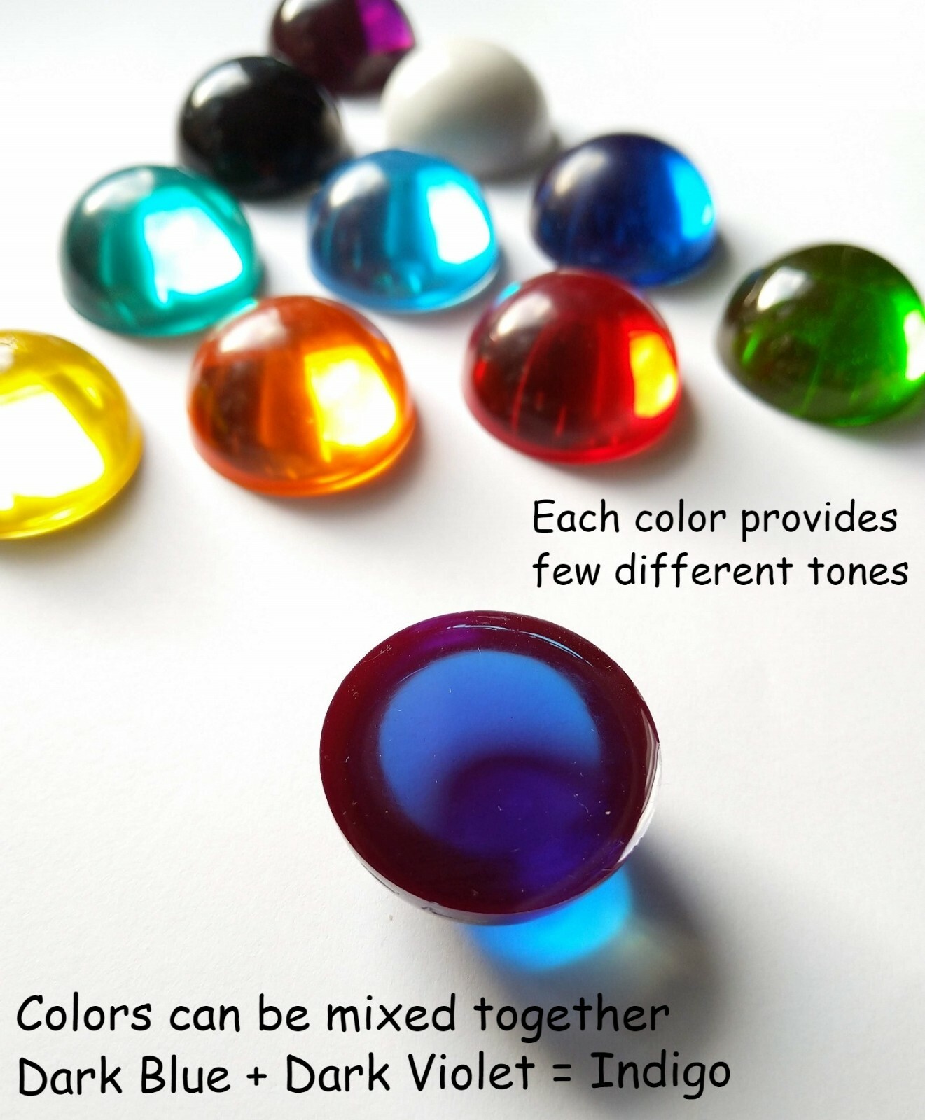 Set of 10x Colors Transparent Translucent Epoxy Resin Pigments Dyes ...