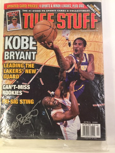 Tuff Stuff Kobe Bryant Cover April 1998 Original Bag | eBay